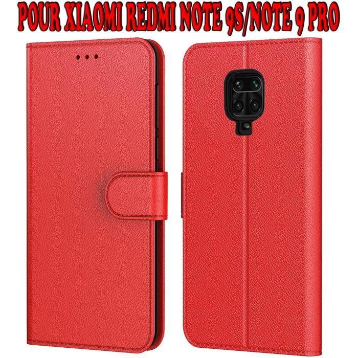 N&T Coque Xiaomi Redmi Note 9S, Redmi Note 9 Pro, Pochette Etui Housse ...