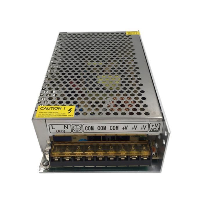 Boîtier en aluminium 12V 250W Alimentation à découpage Moniteur Caméra ...