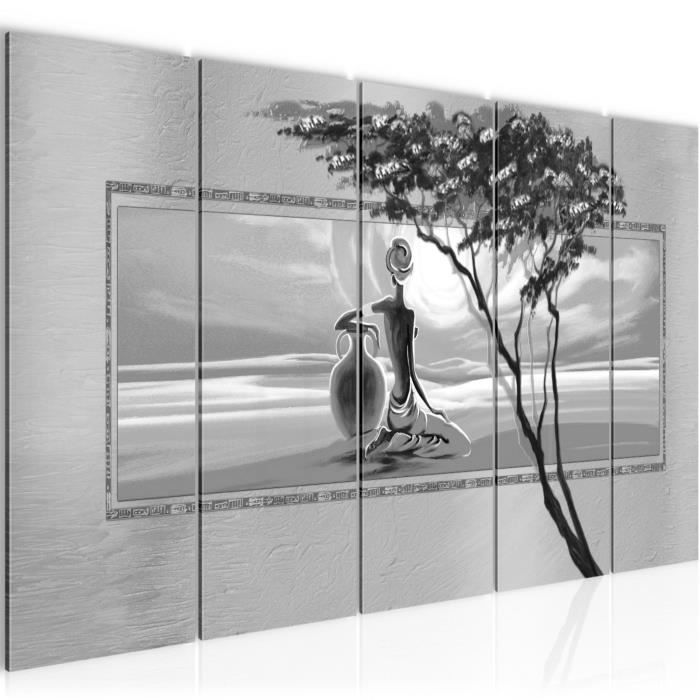 Runa art Tableau Décoration Murale Femme Africaine 200x80 cm - 5 ...