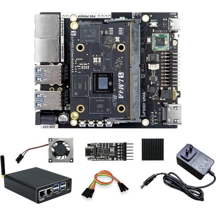 Licheepi 4A 64Bit Lpddr4X 16Gb Risc-V Linux Single Board Computer, Open Source Iot Development ...