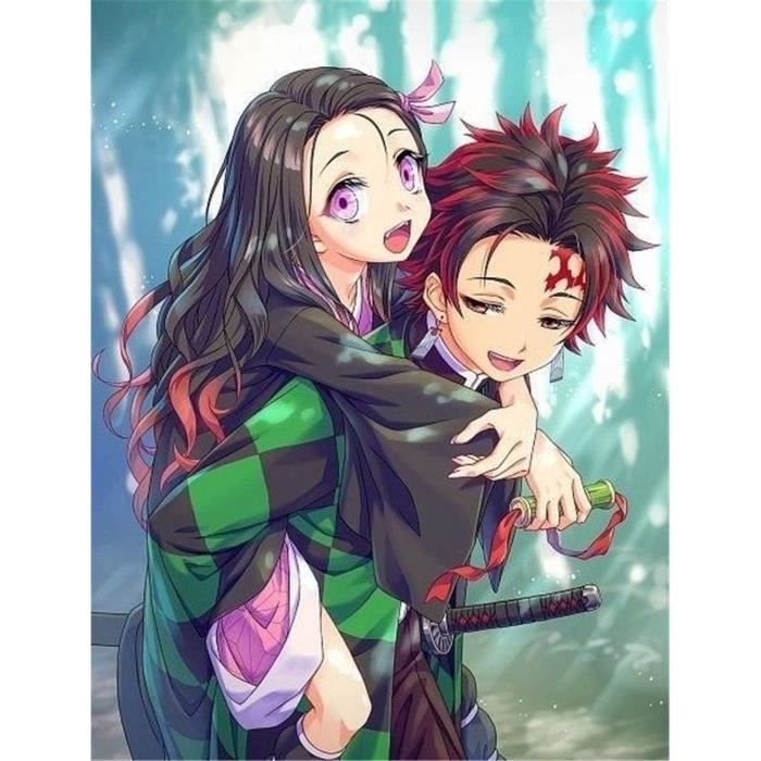 5D Diamant Kit Peinture Par Numéro,Dessin Animé Animé Diamond Painting ...