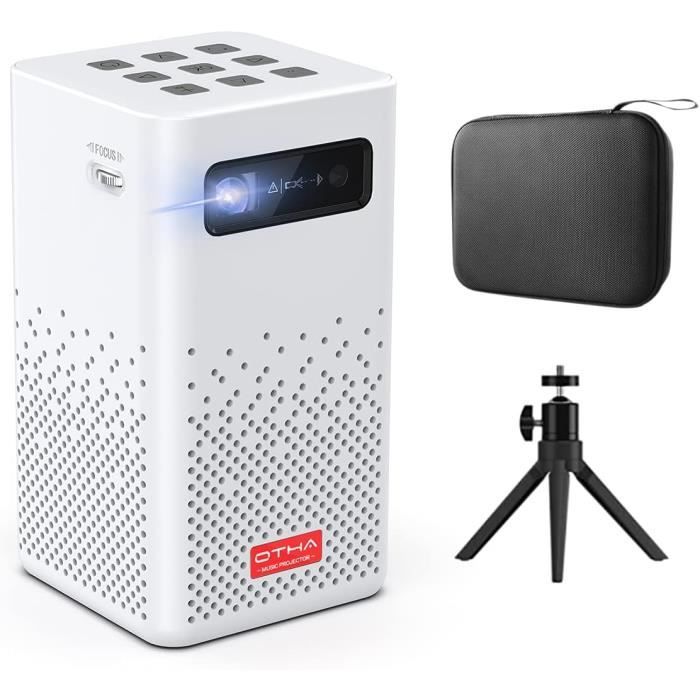Mini Projecteur, Videoprojecteur Wifi Bluetooth Pico Projecteur 200Ansi ...