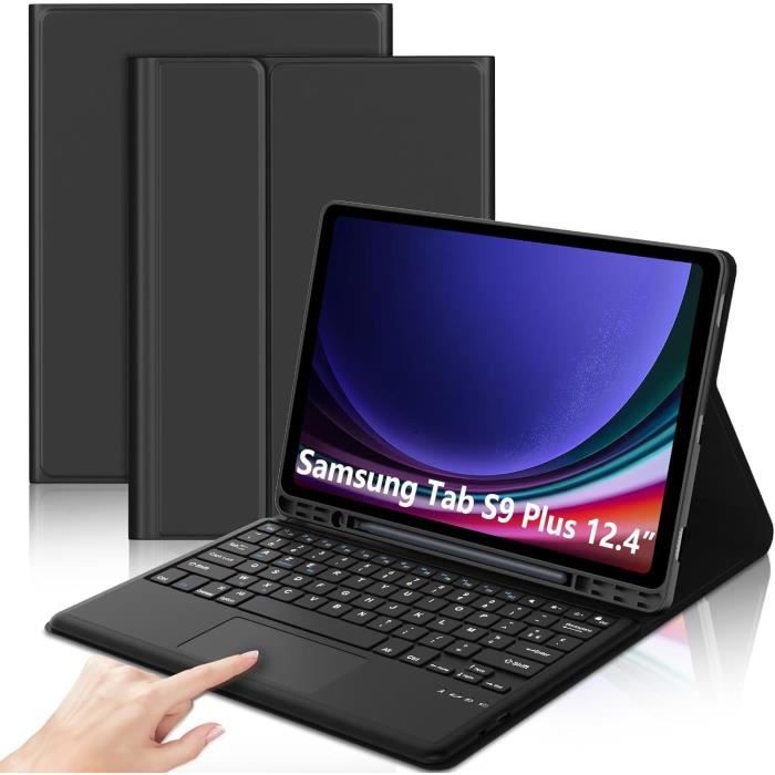 Clavier Avec Touchpad Pour Samsung Galaxy Tab S9 Plus 12.4", Azerty ...