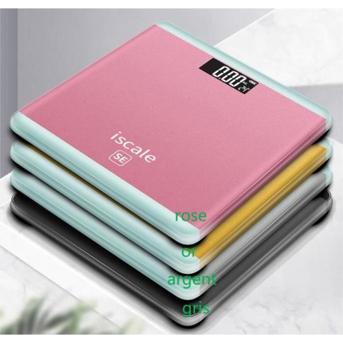 YESCUSTOM Balance électronique 200g-180kg avec écran LCD Pèse Personne ...