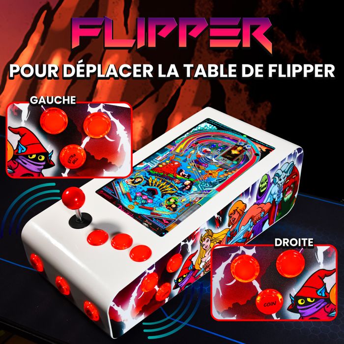 Flipper virtuel Pincab avec écran de 13". Inclut Visual Pinball X ...