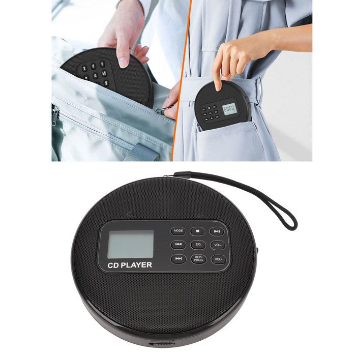 OMABETA lecteur CD portable Lecteur CD avec lecture MP3 écran LCD ...