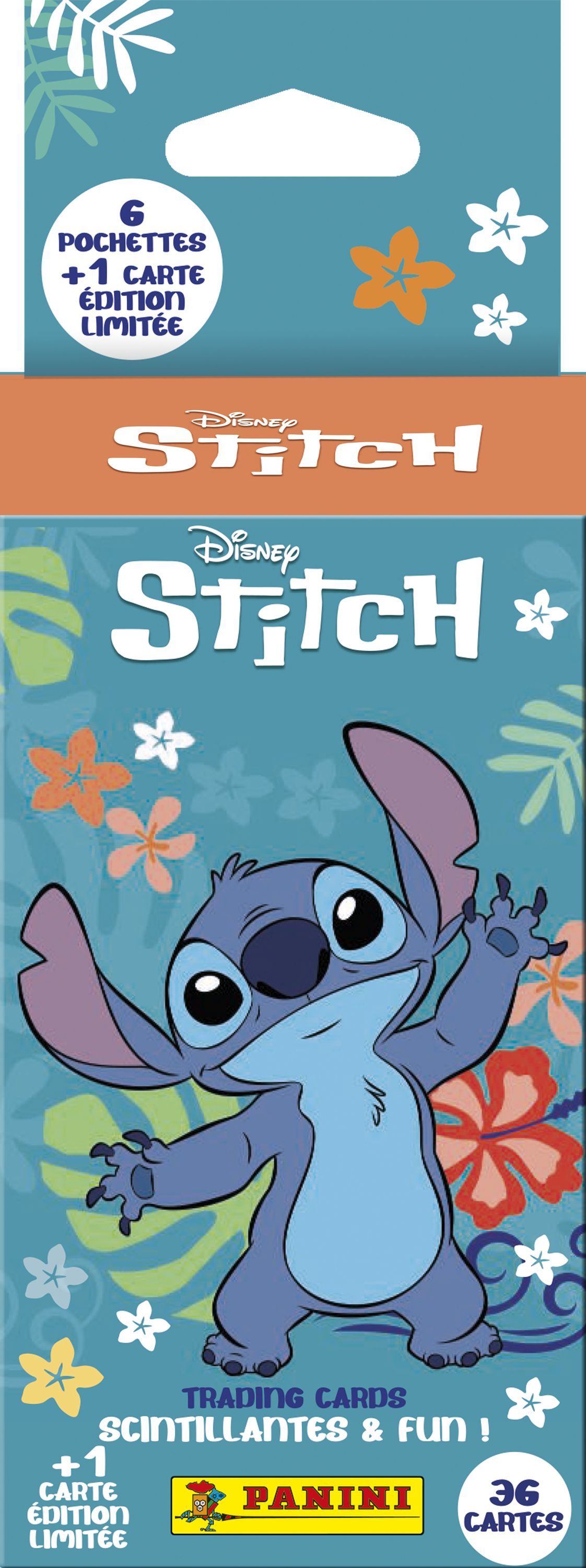 Blister de 6 pochettes + 1 carte EL - PANINI - STITCH TC - 36 cartes ...