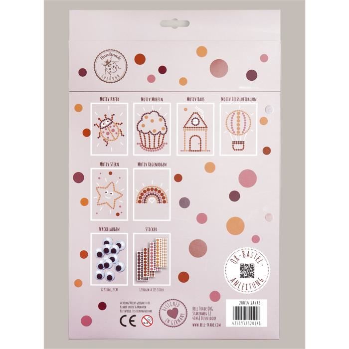 Amusemant créatif avec des pastilles adhésives style bohème - Bell ...