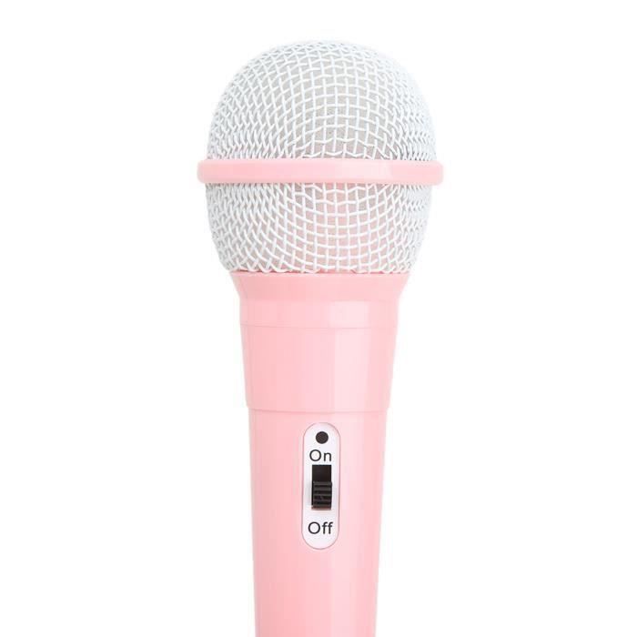 N205857-Rose Microphone Filaire Pour Enfants Machine à Chanter Pour ...
