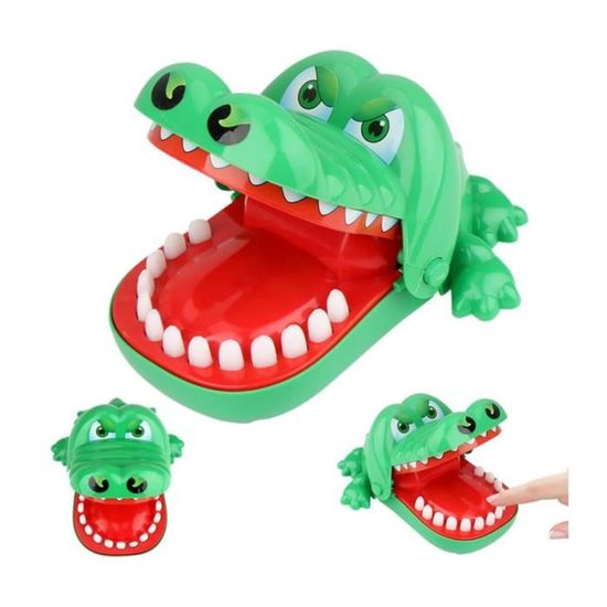 Jeu de Dents de Crocodile pour Enfants - Dessin animé - Caoutchouc souple - Blanc - Cdiscount ...