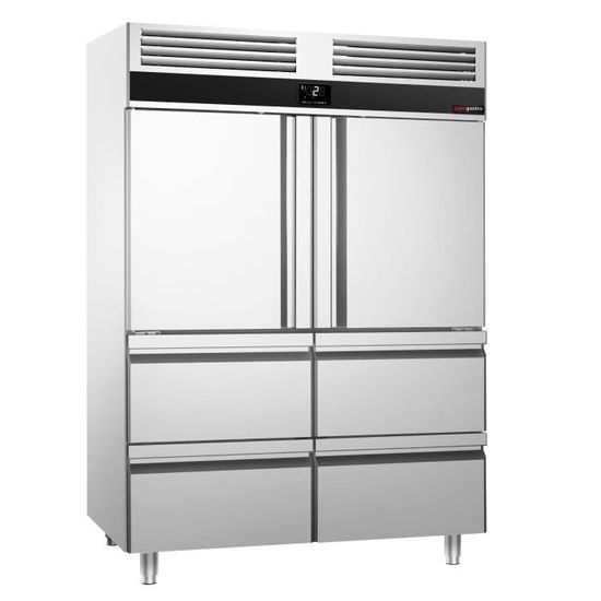 Réfrigérateur GGMGASTRO - Modèle PREMIUM - 1400 L - 2 portes et 4 ...