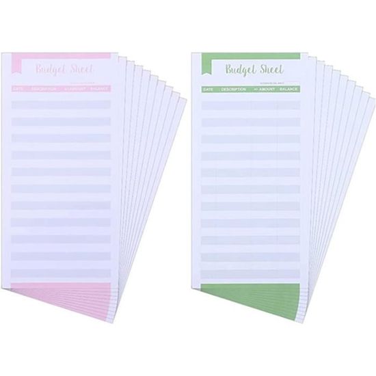 Lot De 2 Feuilles De Papier A6, 24 Feuilles De Papier Ligné A6 ...
