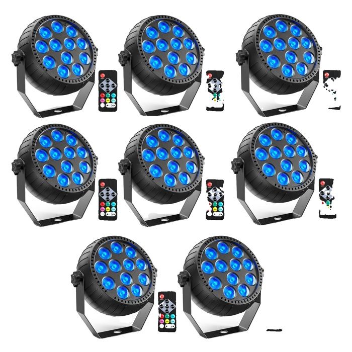Effet d'éclairage de scène, Mini RGB LED, Fonctionnement à distance, 8 ...