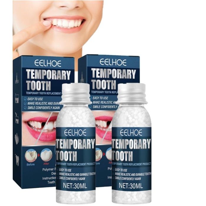 60g Kit Réparation Dentaire,Fausse Dent Provisoire Plastique,Dents de ...