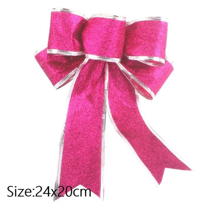 Nœuds enroulés pour sapin de noël,nouvel an,décoration pour voiture ...