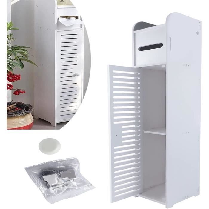 Porte-Rouleau De Papier Toilette Sur Pied Avec Tiroirs Et Étagères ...