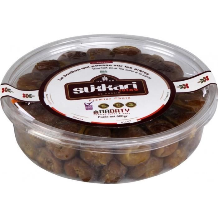 SUKKARI DATTE RUTAB 600g - Cdiscount Au quotidien