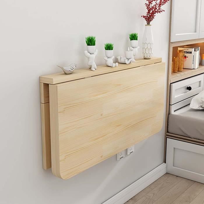 Table Murale Rabattable Table Pliante Murale ModerneBureau Rabattable ...