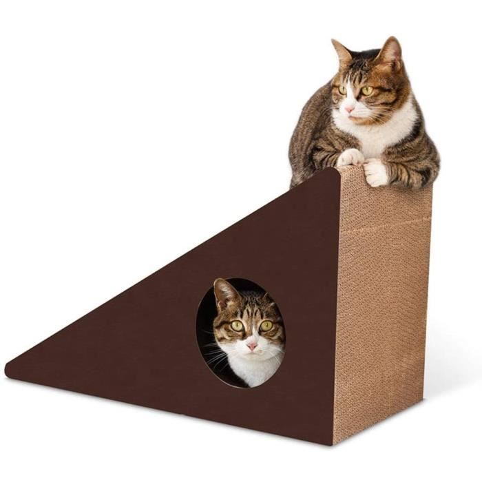 Chat Qui se Gratte Slope Cat Scratcher Triangular Jouets for Les Chats ...
