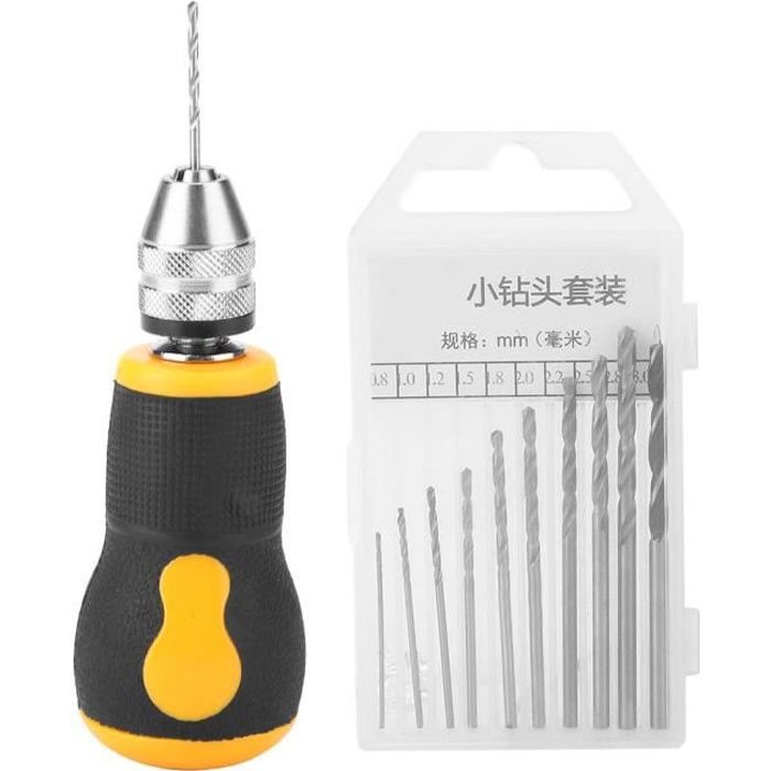 Mini perceuse à main, perceuse portative légère et antidérapante, avec ...