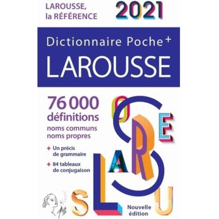 Dictionnaire Poche + Larousse. Edition 2021 - Cdiscount Librairie