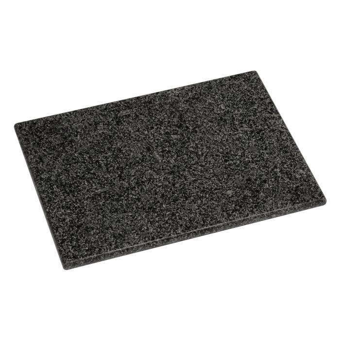 Get Goods Planche D couper Noir Mouchet Granite H2 X W40 X D30 CM get-goods-planche-d-couper-noir-mouchet-granite-h2-x-w40-x-d30-cm