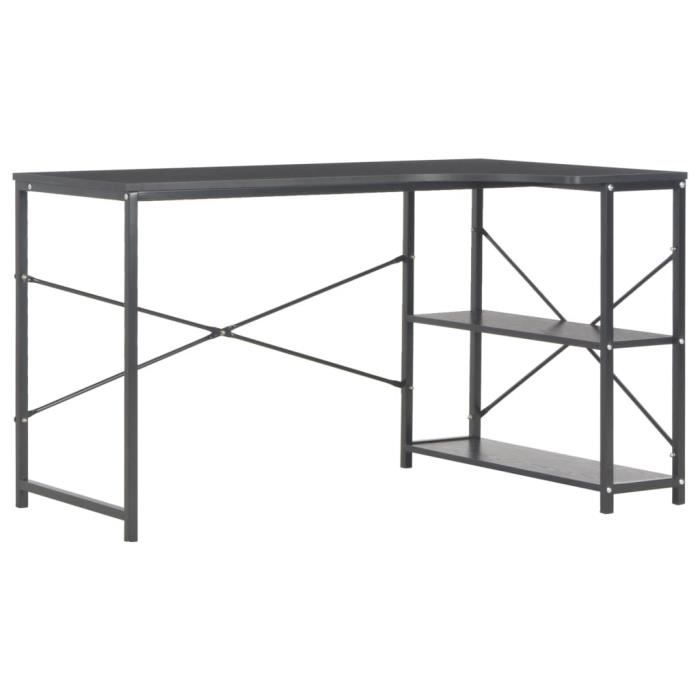 MAD Bureau d'ordinateur Noir 120 x 72 x 70 cm - GOT7685588775149 ...