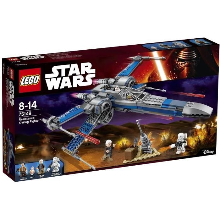 LEGO® Star Wars™ 75149 X-Wing Fighter™ de la Résistance - Cdiscount ...