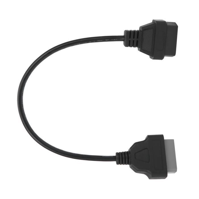 Câble de diagnostic Câble OBD2 Portable 14Pin à 16Pin convertisseur d ...