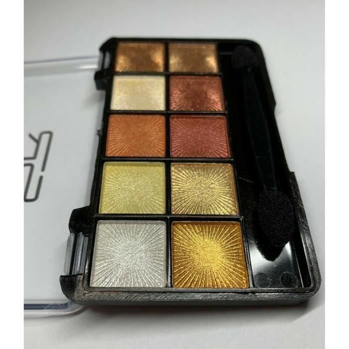 Palette de maquillage Sabrina Rudnik - 10 couleurs - applicateur inclus ...