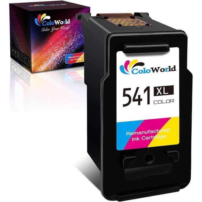 Remanufacturées 541 Xl Couleur Cartouches D'Encre Pour Canon 541Xl Cl ...