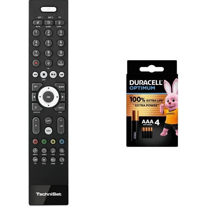 0000-3852 Télécommande Universelle & Duracell - Piles Alcalines Aaa ...