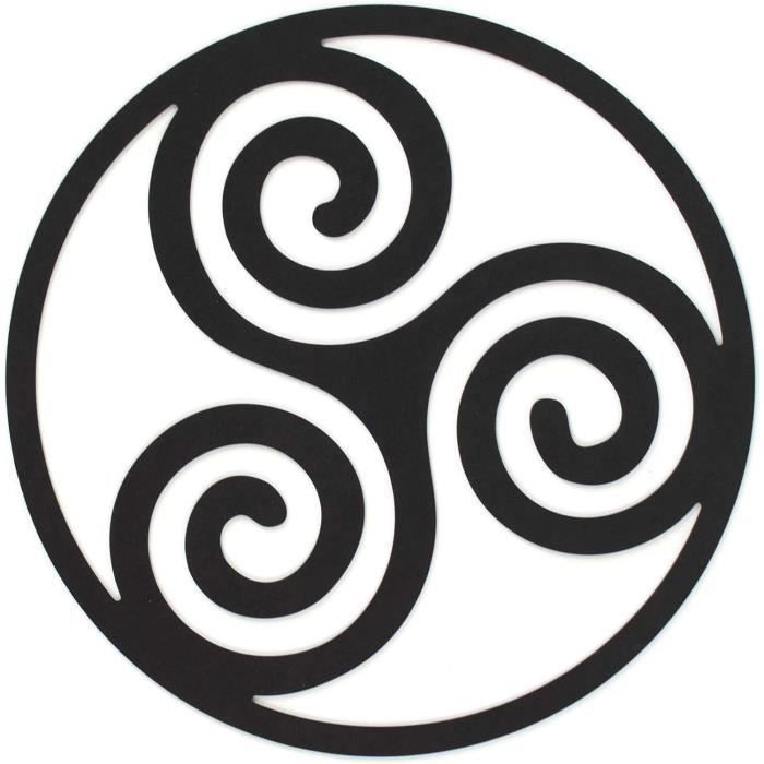 Triskel Decoration Irlande Symbole Celtique. Mandala Triskell Irlande Decoration Irlandaise ...