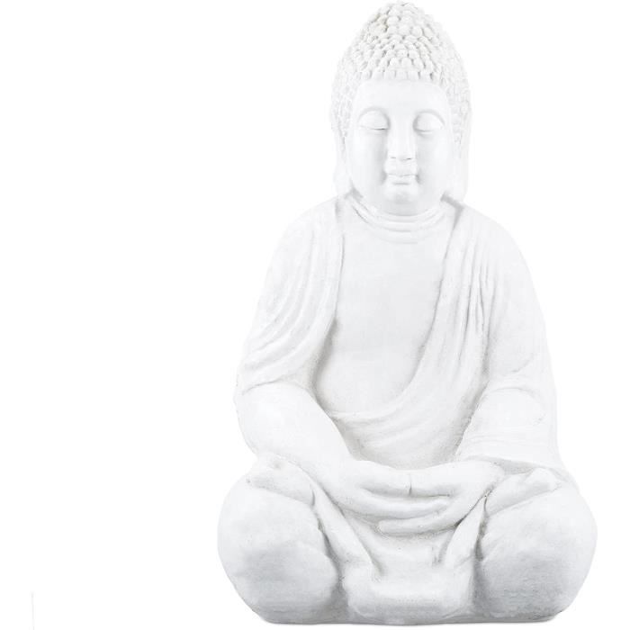 Statue de Bouddha, Assis, Jardin, 50 cm, résistant aux intempéries et ...