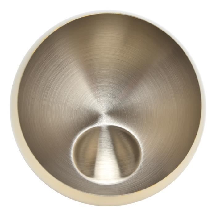 Bol à Sucre Acier Inoxydable Pot à Condiments Oblique Bol Poli Brossé ...