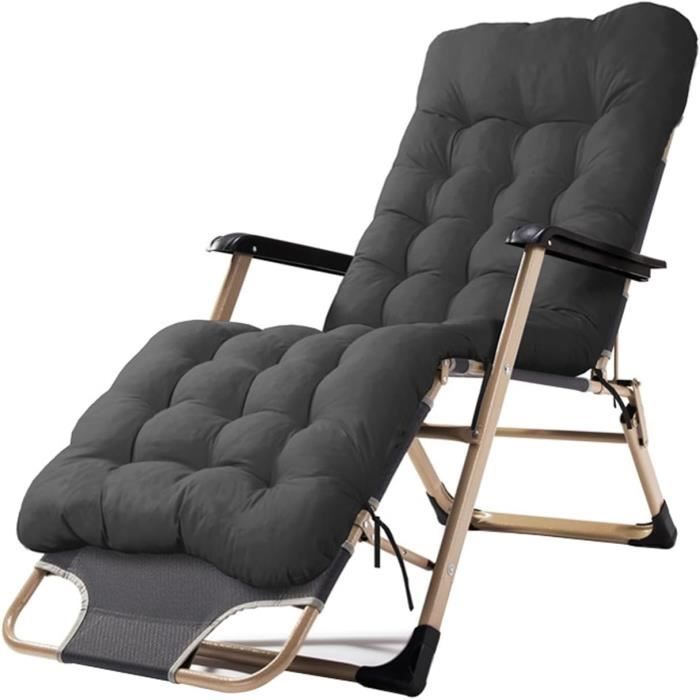 Chaise Longue De Jardin Pliable, Transat De Relaxation, Chaise Longue Réglable, Bain De Soleil ...