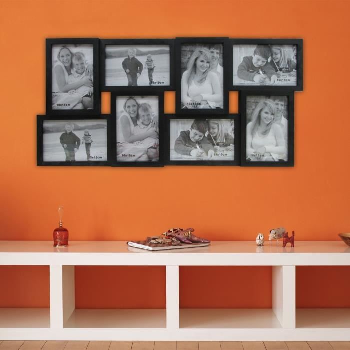 8 vraie Photo Frame classique noir - Cdiscount Maison