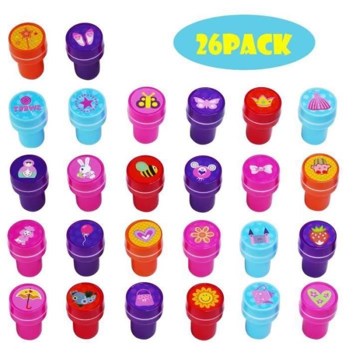 HY06063-26pcs Tampons À Imprimer Tampons à encre auto-encrage les ...