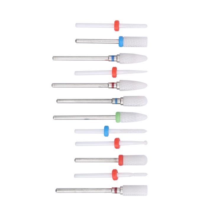 Zerone Mèche de fraise 12 pièces en céramique fraise foret meuleuse ...