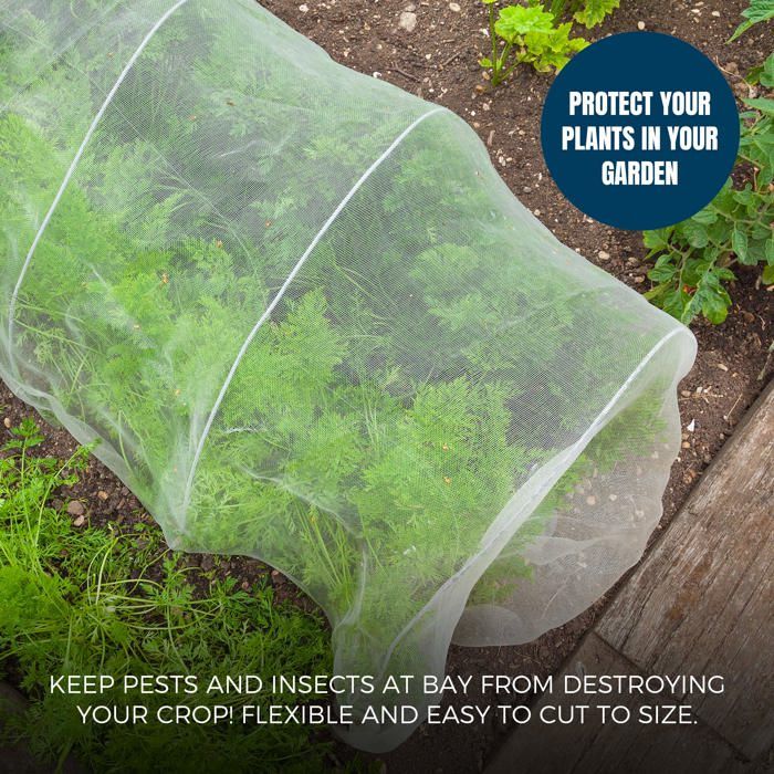 Large Mosquito Bug Screen Netting, Netting De Jardin pour Légumes ...