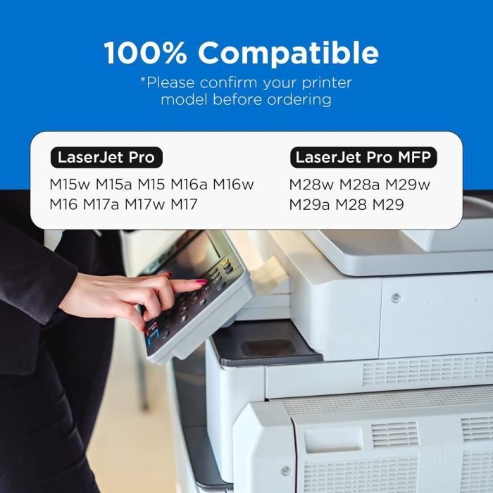 Cf244A 44A Cartouche De Toner Compatible Pour Hp Laserjet Pro Pour M15 ...