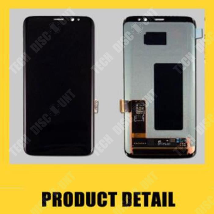 Td® Complet Ecran Vitre Tactile Lcd Noir Pour Samsung Galaxy S8 G950