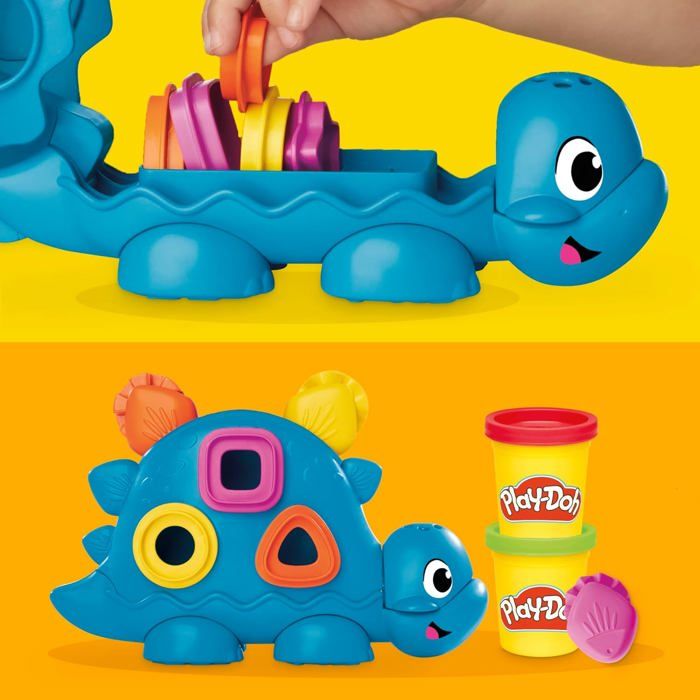 Coffret pâte à modeler dinosaures - JOZSI -Formes et couleurs ...