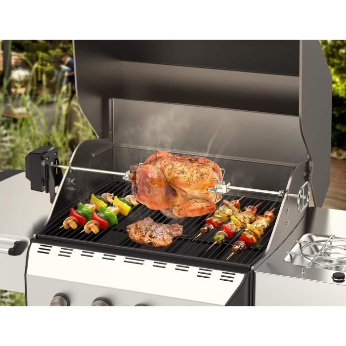 Onlyfire Universel Tournebroche Moteur Tourne Broche Electrique kit ...