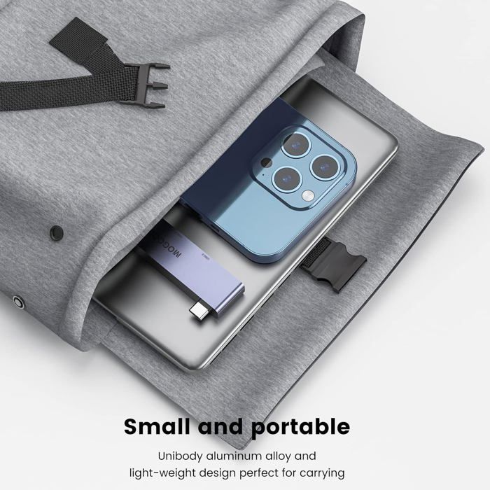 Hub USB C - KAL - 4 Ports - Gris - Léger - Plug and Play - Cdiscount ...