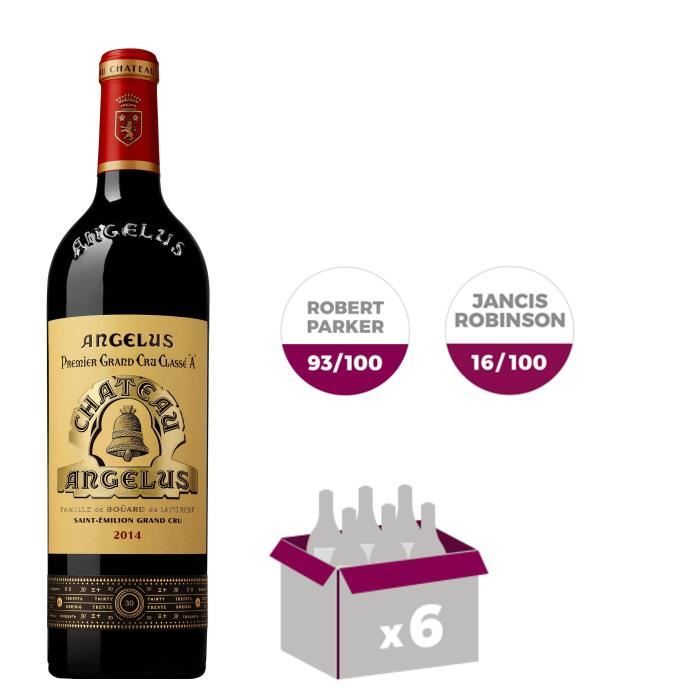 CHÂTEAU ANGELUS 2014 St Émilion Grand Cru Vin de Bordeaux - Rouge - 75 ...