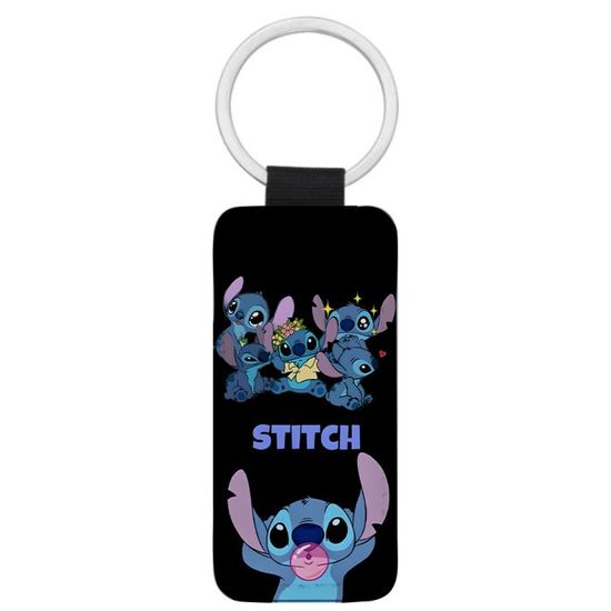 Porte-Clés Stitch -multi stich - bulle - fond noir - accessoire 026 ...