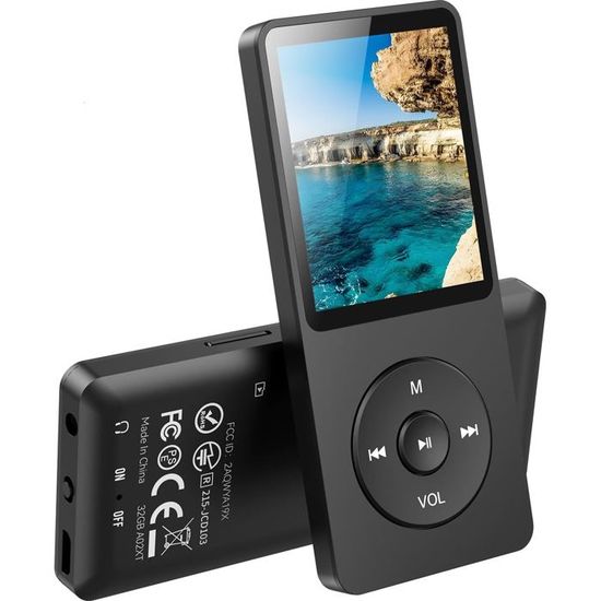 32Go Lecteur MP3 Bluetooth 5.3 Lecteur Musical sans Perte HiFi 70H ...