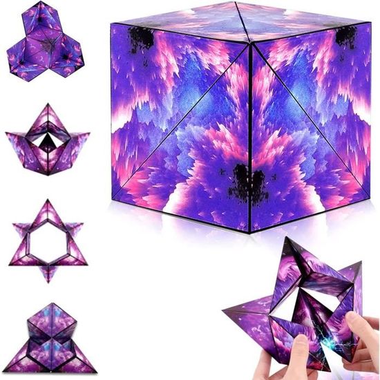 Cube Magique, Cube Magnétique 3D Magic Star Cube Jouet Cube Infini ...