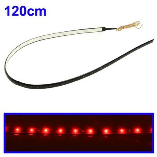 Barre Flexible à 80 LEDs Rouges (120cm) - Cdiscount Auto
